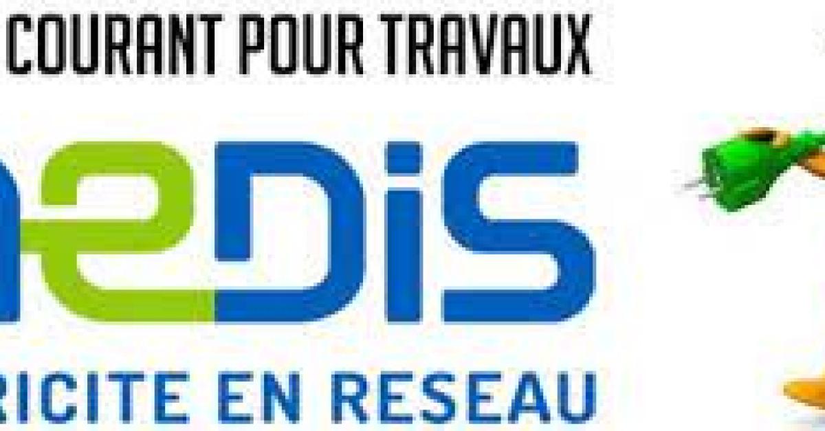 COUPURE COURANT - TRAVAUX ENEDIS